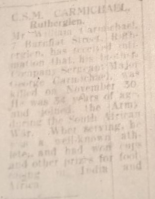 George Carmichael – Lesley Gaffey's Family Tree